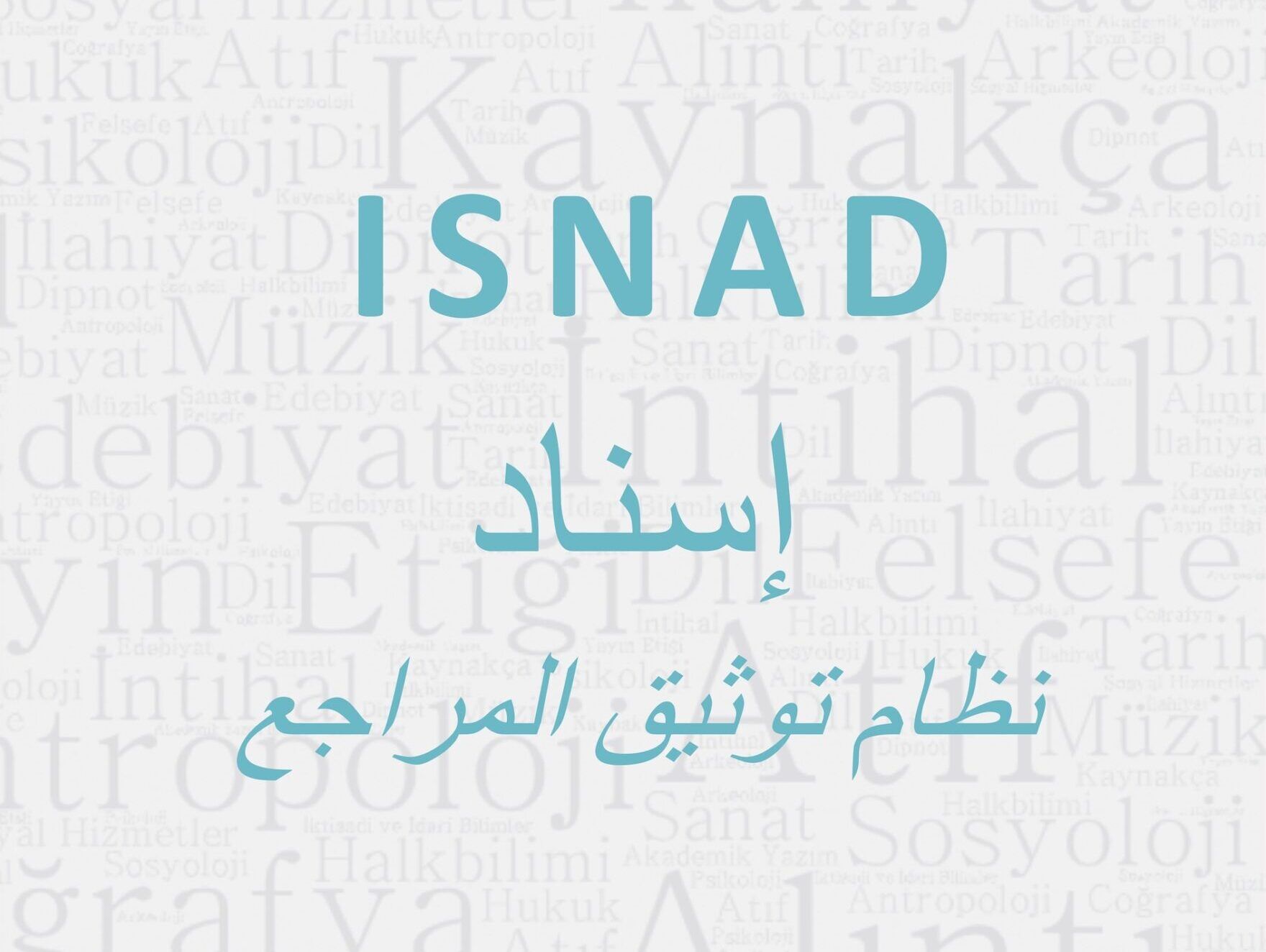 İSNAD Atıf Sistemi (Arapça) » İSNAD Atıf Sistemi