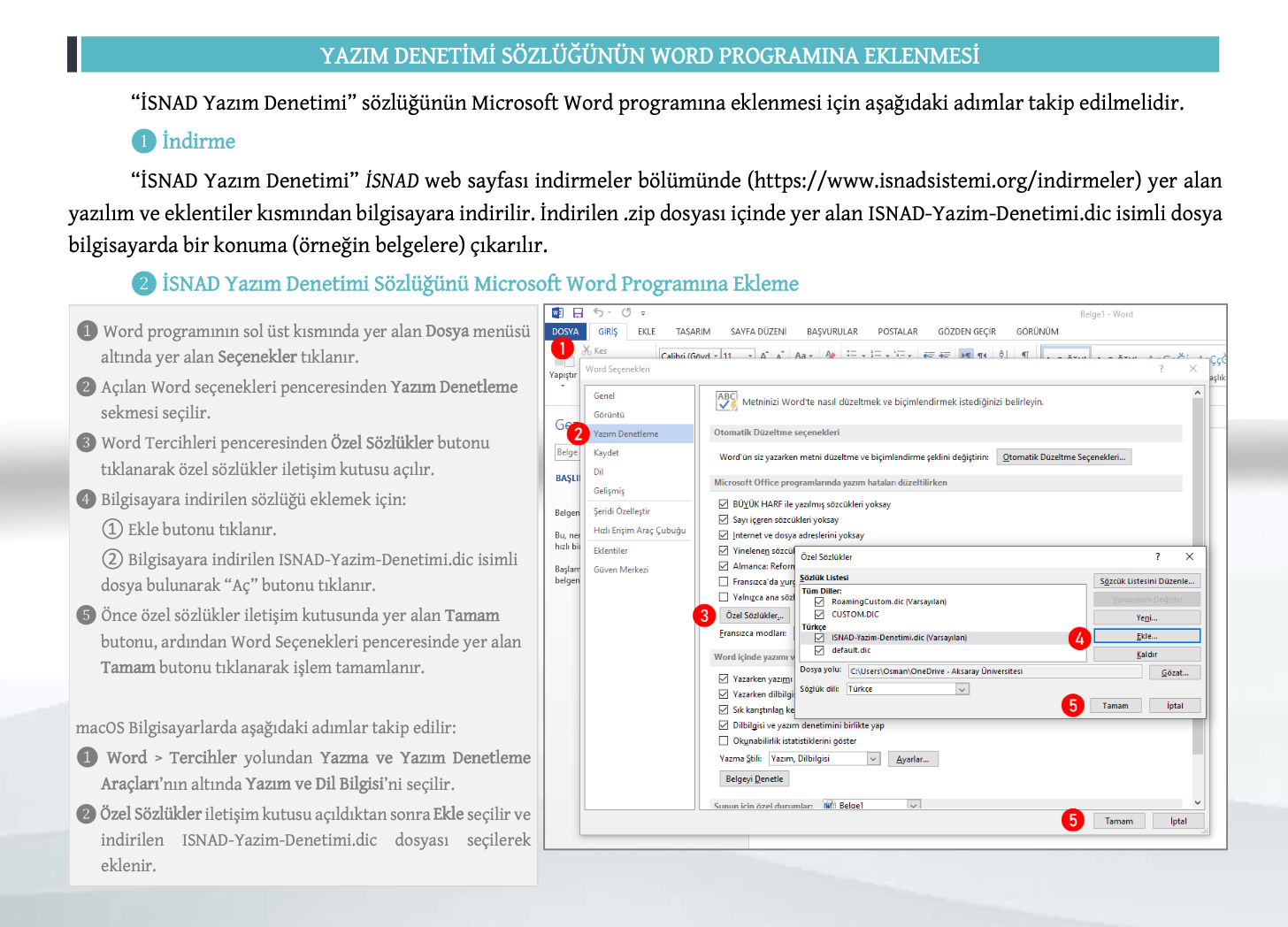 'İSNAD Yazım Denetimi' kullanıma sunuldu » İSNAD Atıf Sistemi